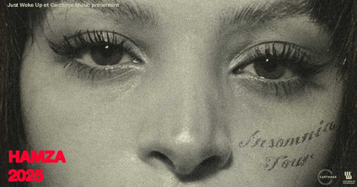 Billetterie Officielle Hamza - INSOMNIA TOUR 2025